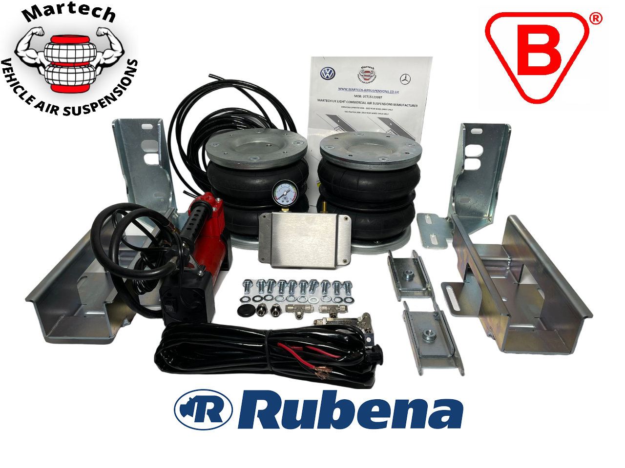 Air Suspension Kit for Mercedes Sprinter 5 TON 06-2023 RWD – Martech ...