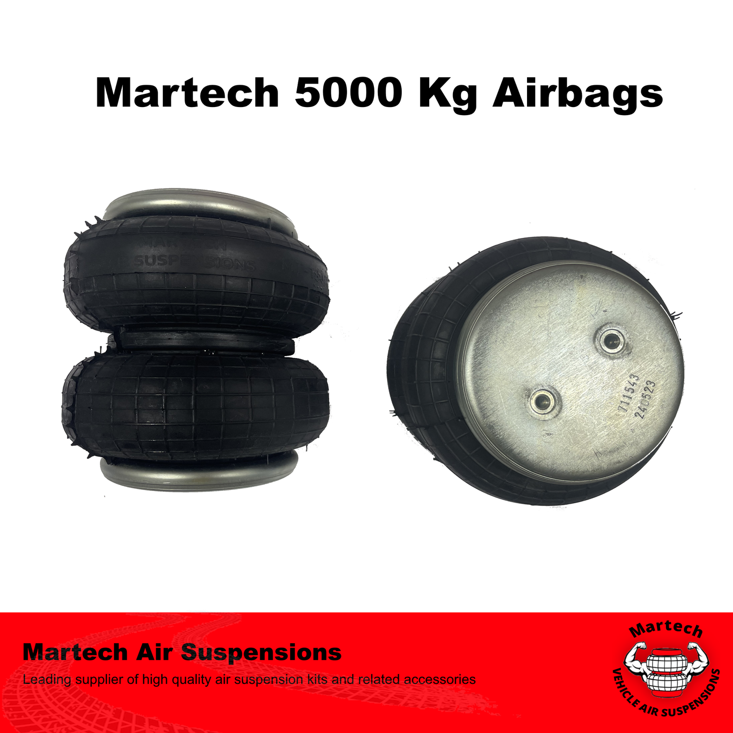 Basic Air Suspension Kit for Fiat Ducato 1994-2023 5000KG Martech Airb ...